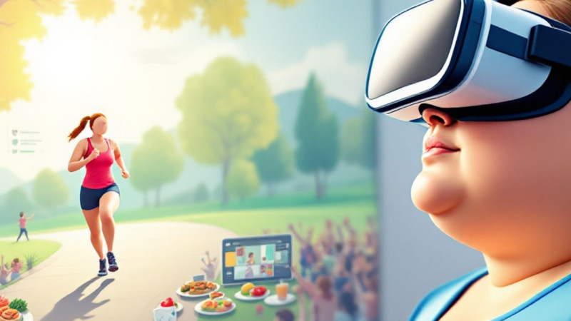 Virtual reality (VR) assisted obesity treatment: An innovative approach